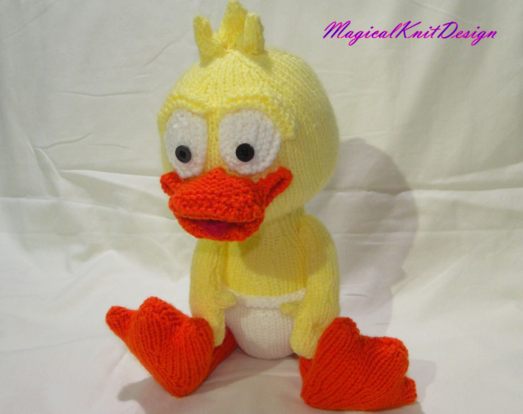 Dudi Baby Duck Knitting Pattern Magicalknit Design - Etsy UK