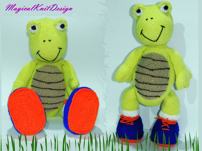 Jugi the Tortoise - Knitting Pattern Soft Toys - Amigurumi Animals Toys ...