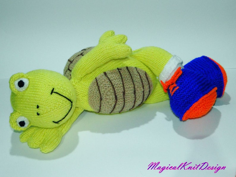 Jugi the Tortoise - Knitting Pattern Soft Toys - Amigurumi Animals Toys ...