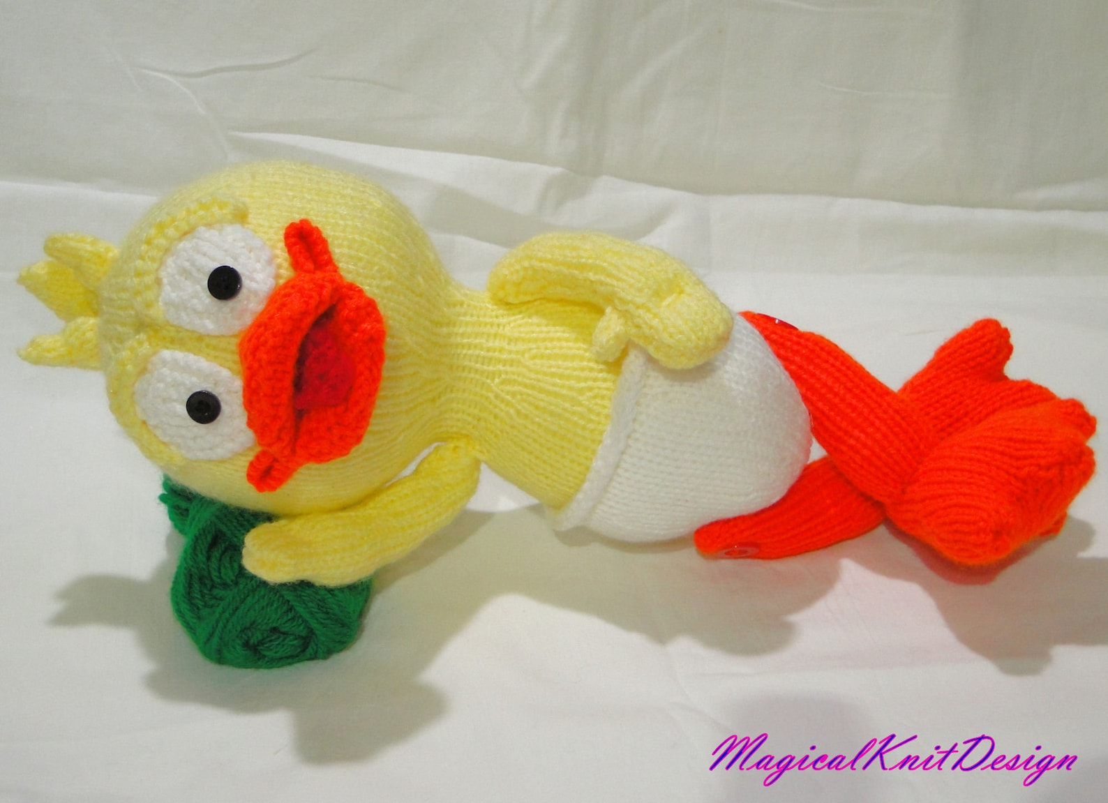 Dudi Baby Duck Knitting Pattern Magicalknit Design - Etsy