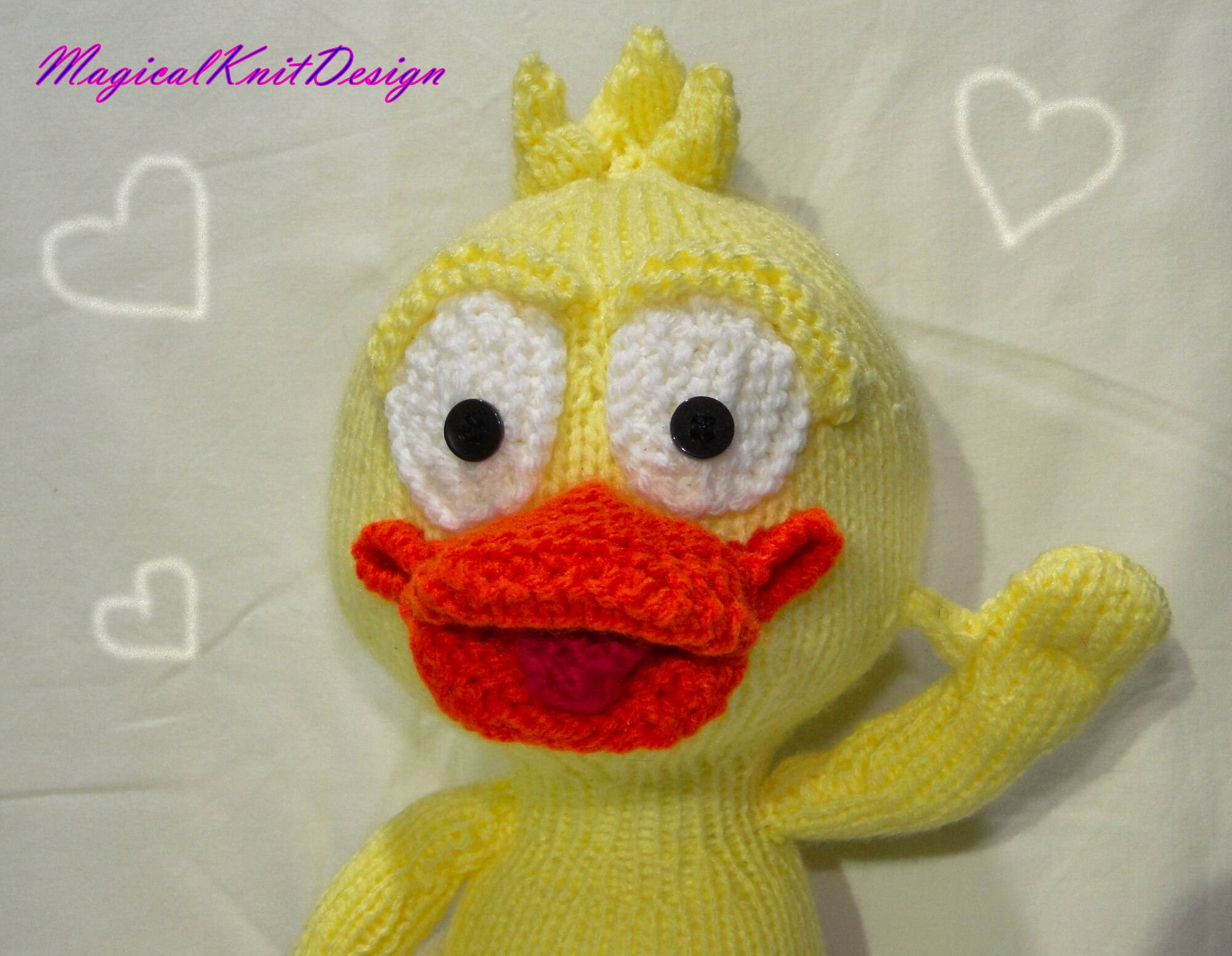 Dudi Baby Duck - Knitting Pattern - Magicalknit Design Ducklings Toys ...