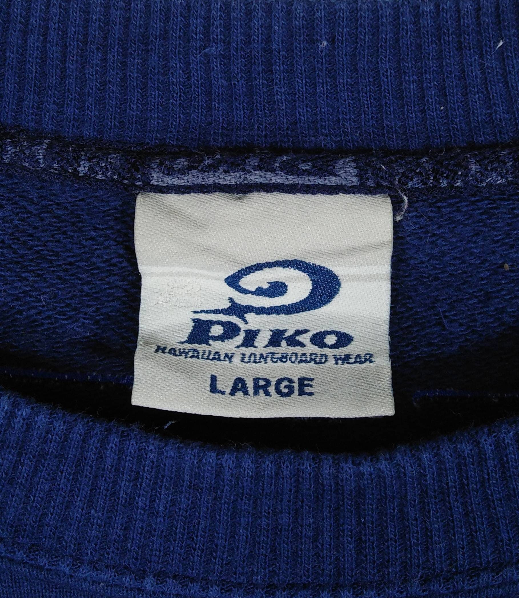Vintage Piko Hawaiian Piko Surf Big Logo Sweatshirt Pullover - Etsy