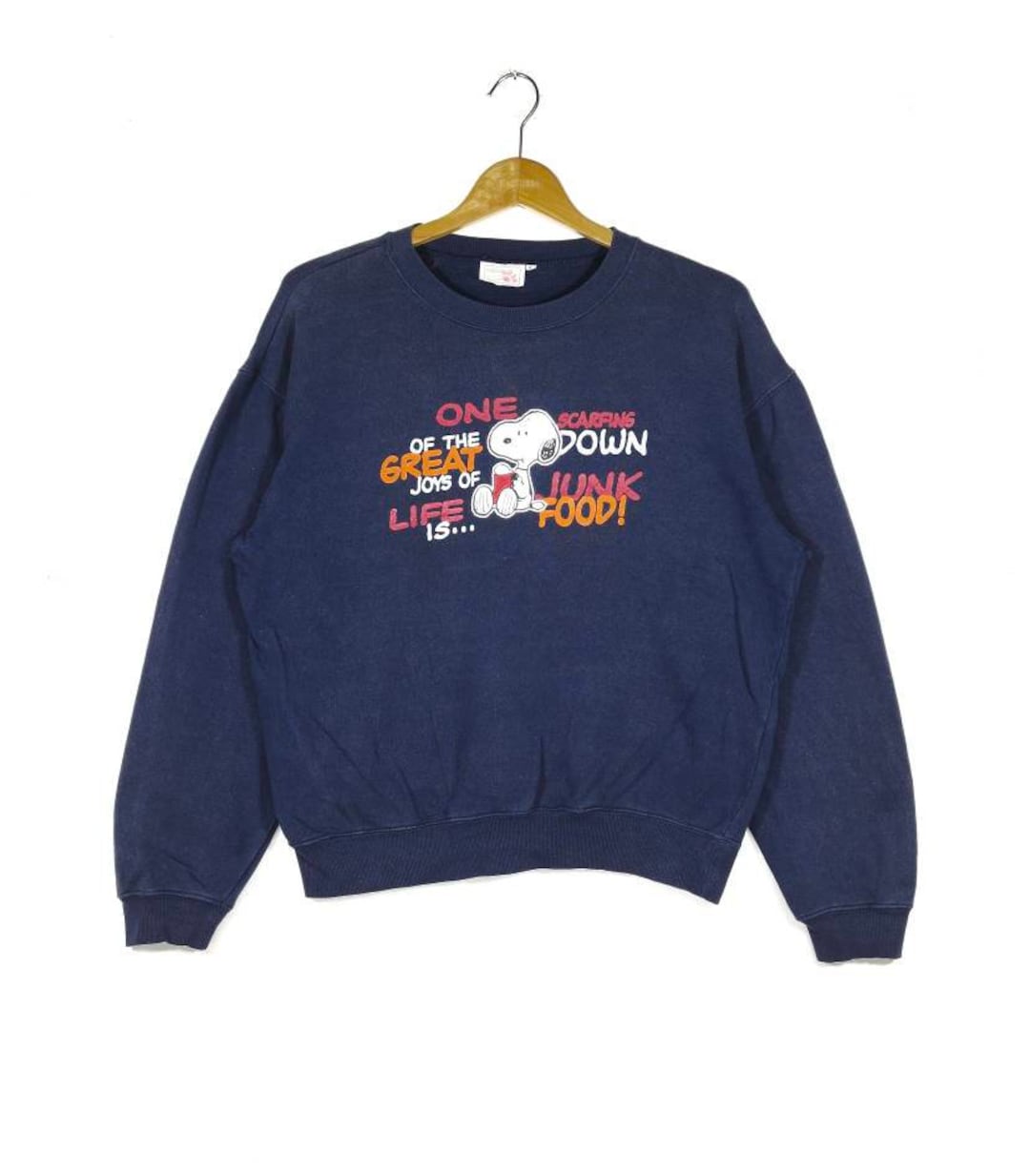 Sudadera Vintage Peanuts Snoopy - Etsy España