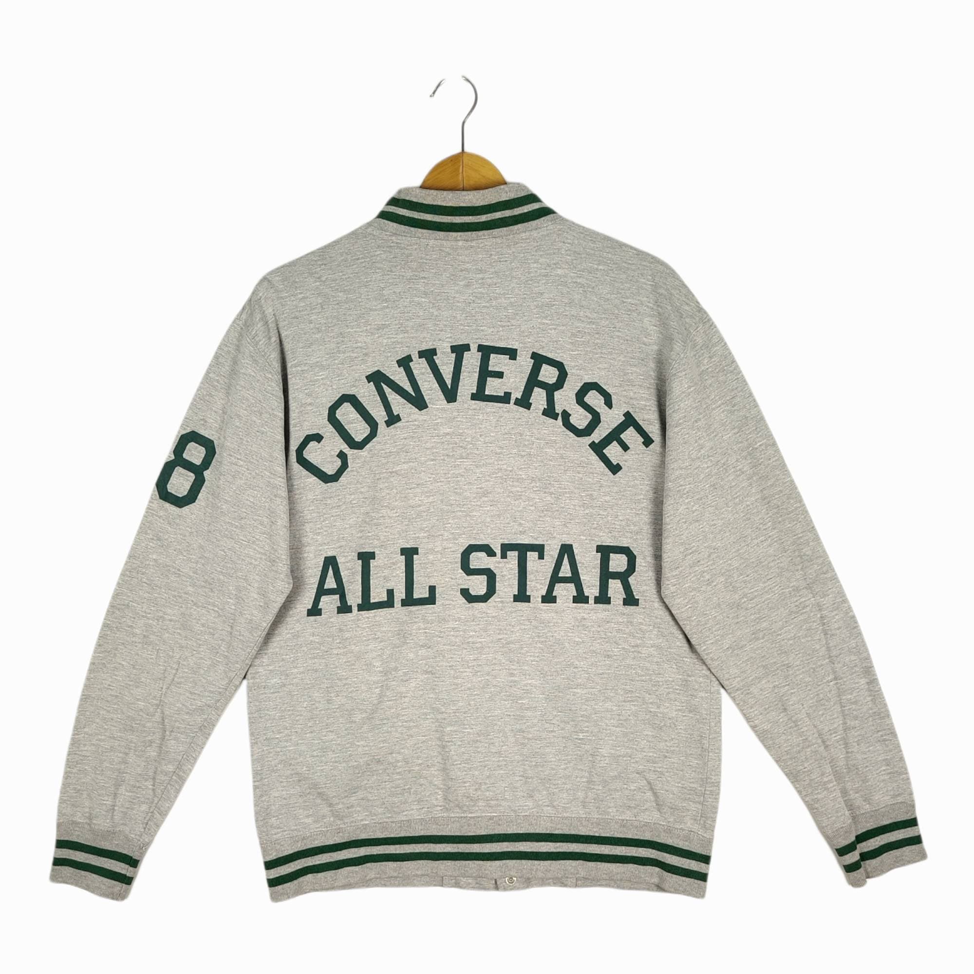 Vintage Converse All Star Varsity Jacket Embroidery Logo Snap - Etsy
