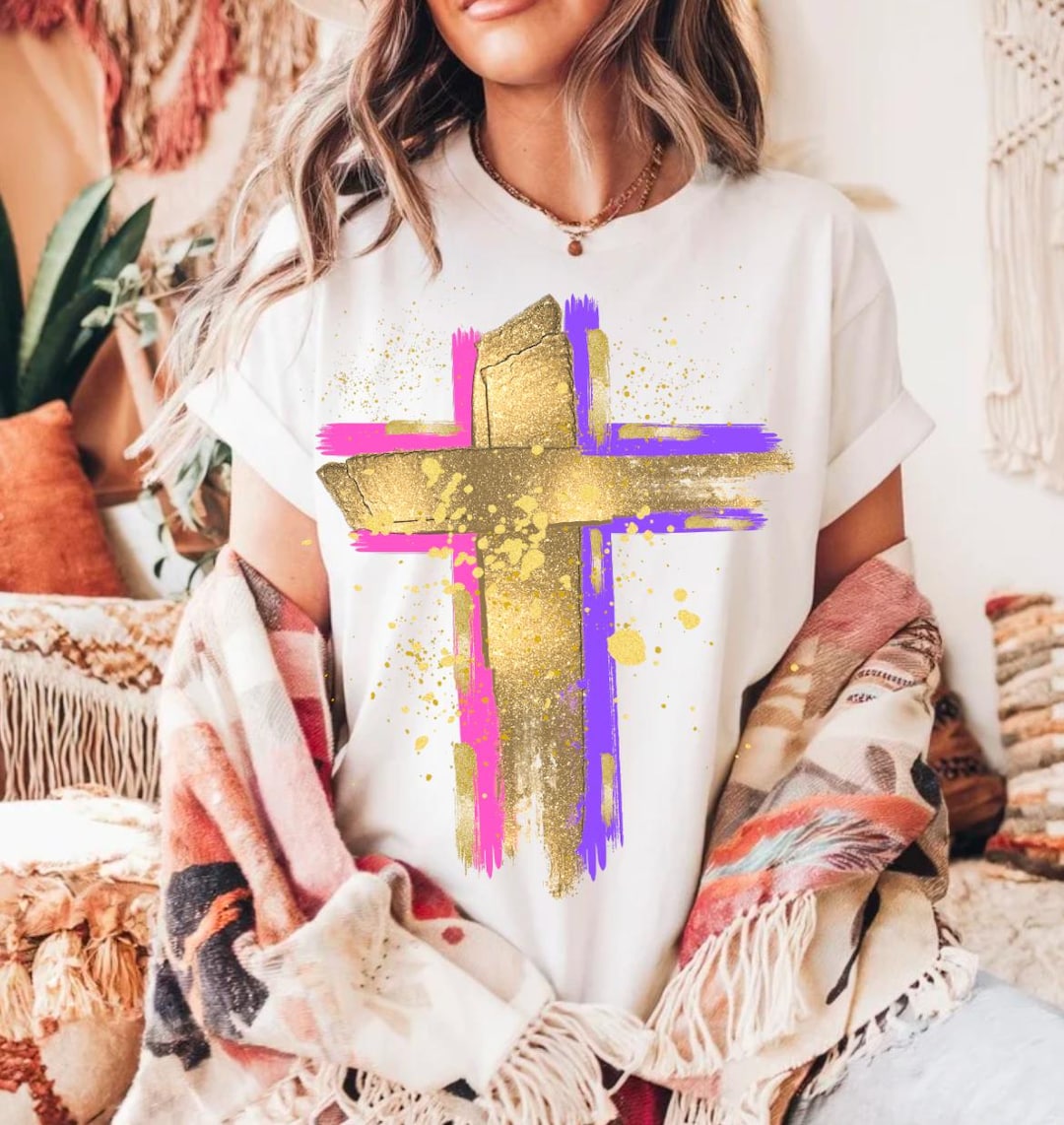 Purple Cross PNG, Jesus, Preppy Png, Religion, Watercolor, Brushstroke ...