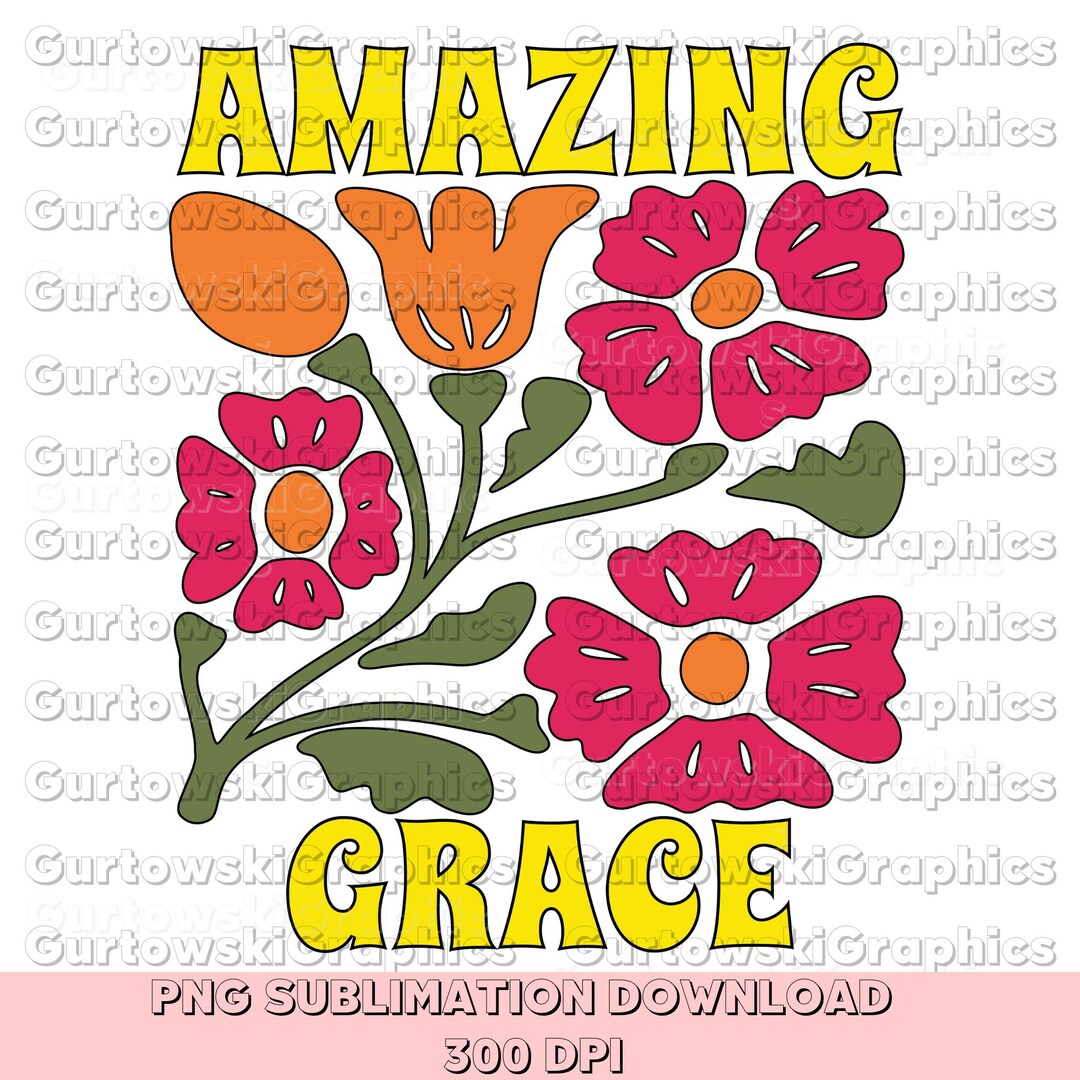 Amazing Grace Png, Christian Digital Download, Christian PNG File ...