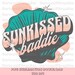 Sunkissed Baddie Png, Beach Sunset PNG Print File for Sublimation ...