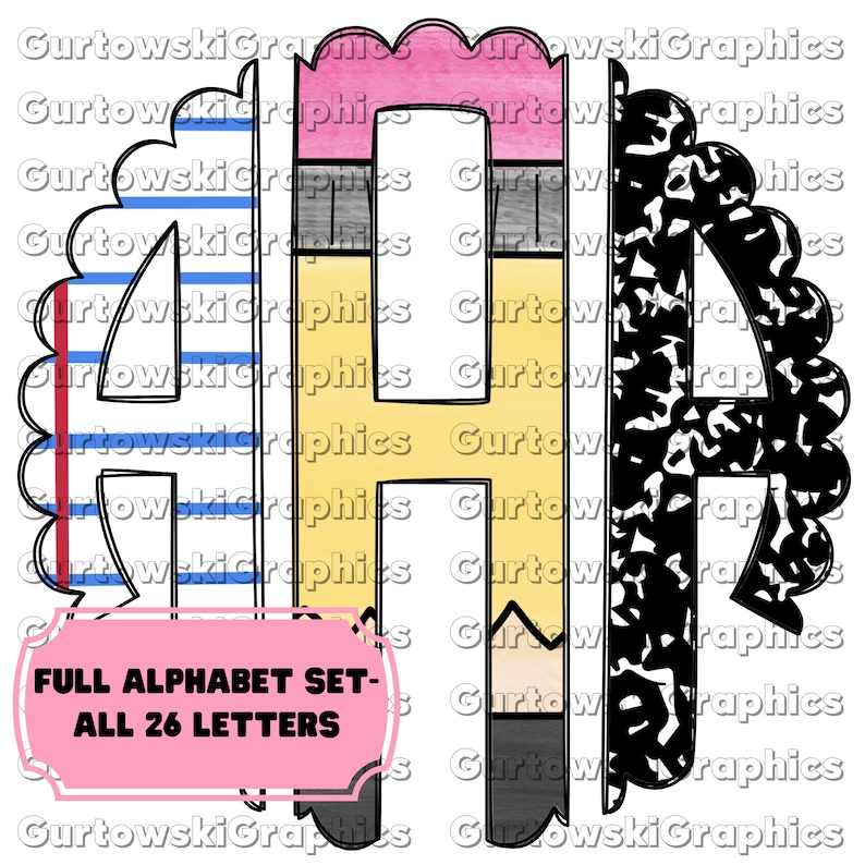 Teacher Monogram,preppy Monogram Digital Download,scalloped Initials,floral Scallop,full ...