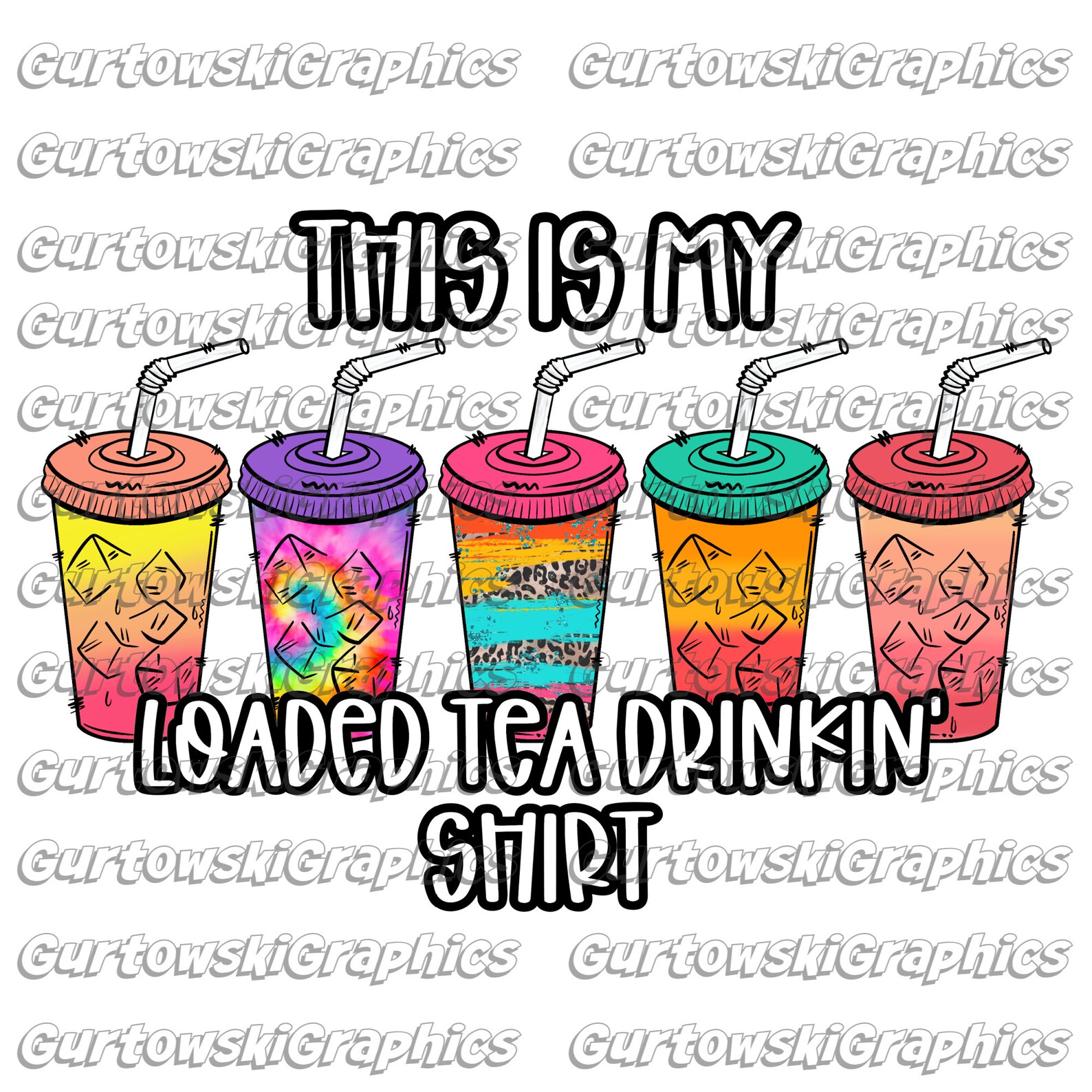 Loaded Tea Digital Download PNG File, PNG Files for Sublimation,instant ...