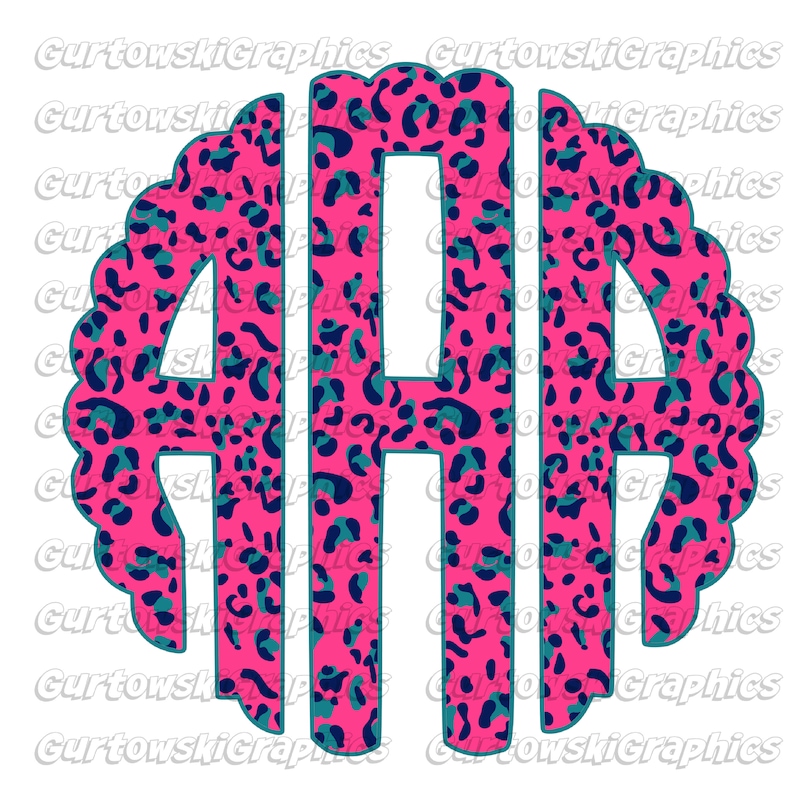 Pink Monogram - Etsy