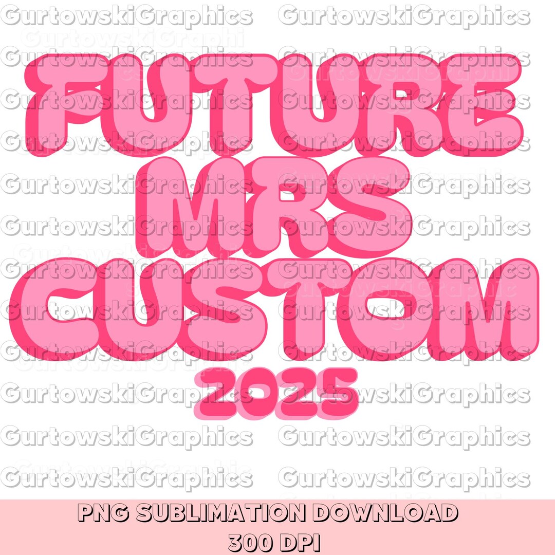 Custom Bride Name Digital Download, Bride PNG File, Wedding Png, Bride ...
