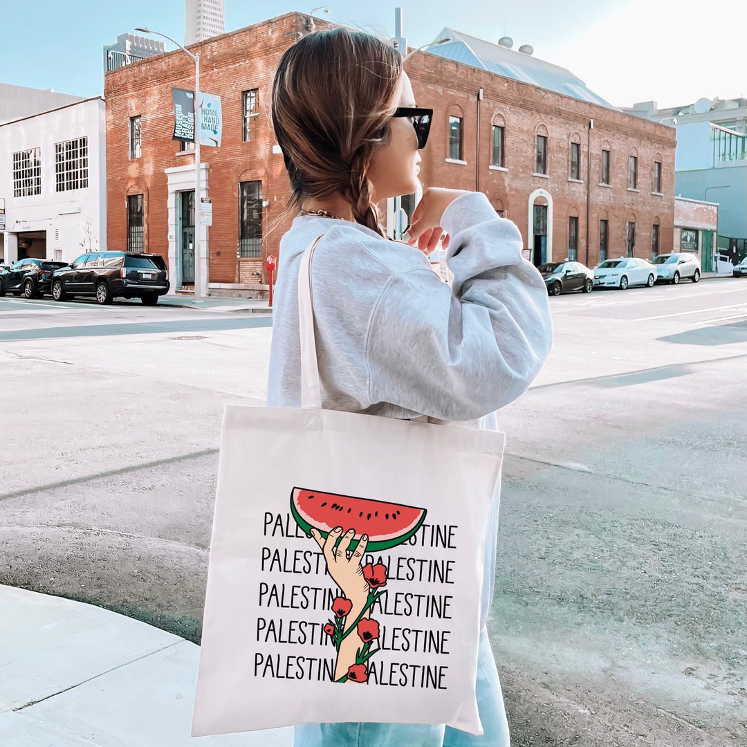 Palestine Tote Bag, Free Gaza Tote Bag, Support Palestine Bag, Canvas ...
