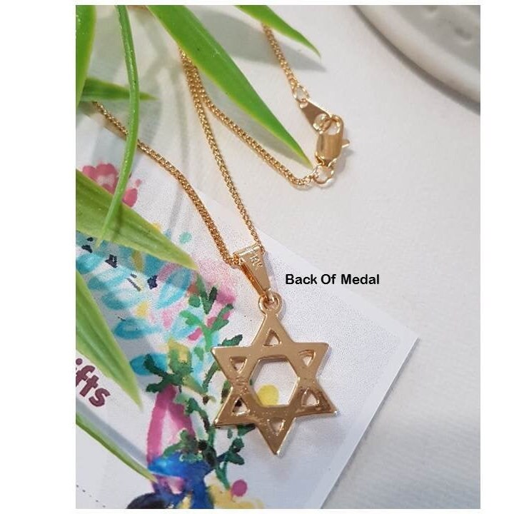 Gold Filled Star of David 18K Rolled Gold Shield of David - Etsy