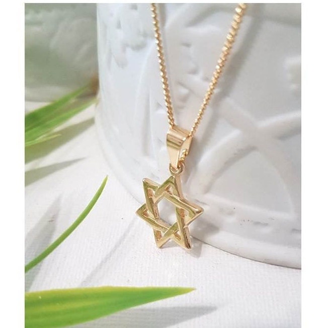 Gold Filled Star of David 18K Rolled Gold Shield of David - Etsy