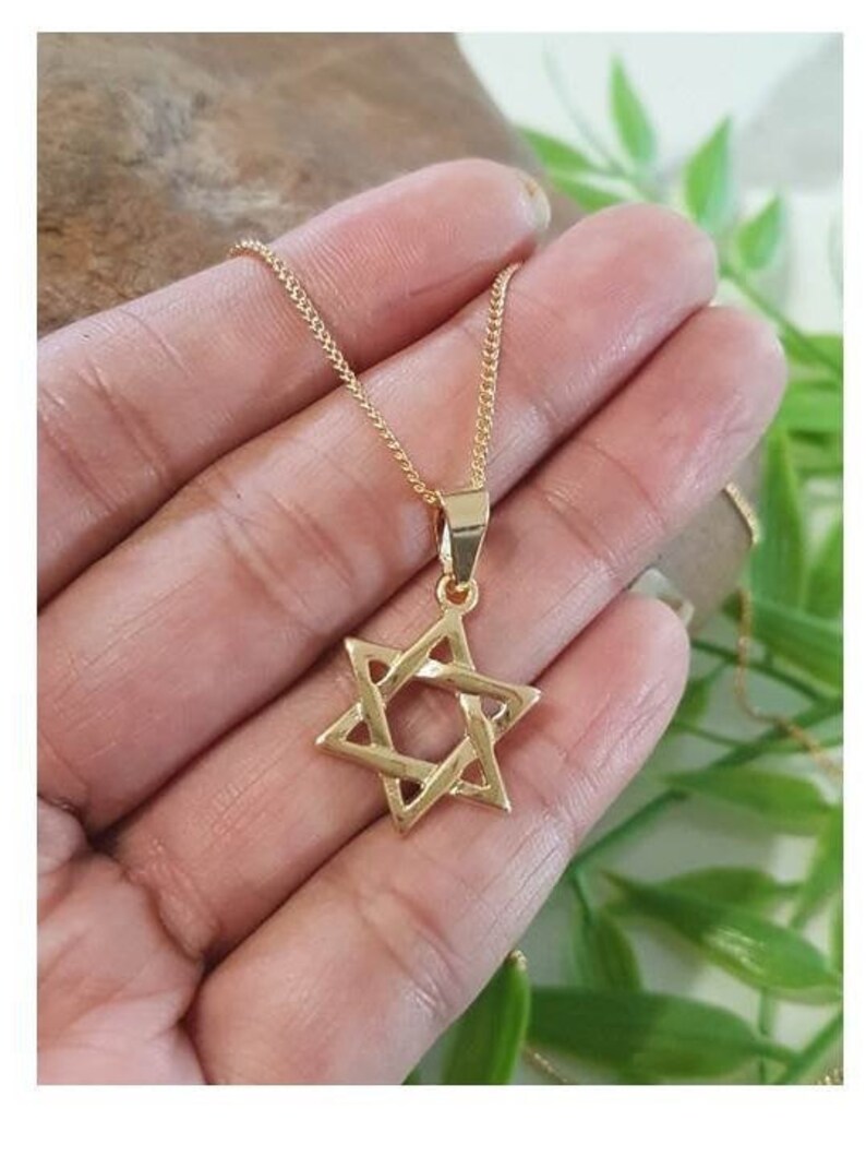 Gold Filled Star of David 18K Rolled Gold Shield of David - Etsy