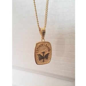 Holy Spirit Gold Filled Pendant,chunky Religious Necklace,mens Holy ...
