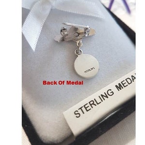 Guardian Angel Sterling Silver Medal Pin,sterling Bar Pin,baby and ...