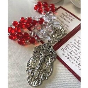 Chaplet of Eucharistic Adoration,how to Pray the Chaplet Card ...