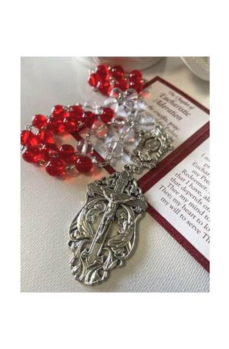 Chaplet of Eucharistic Adoration,how to Pray the Chaplet Card ...