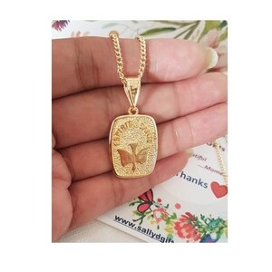 Holy Spirit Gold Filled Pendant,chunky Religious Necklace,mens Holy ...