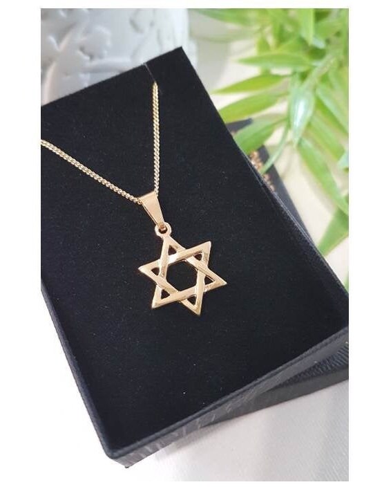 Gold Filled Star of David 18K Rolled Gold Shield of David - Etsy