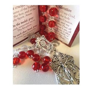 Chaplet of Eucharistic Adoration,how to Pray the Chaplet Card ...