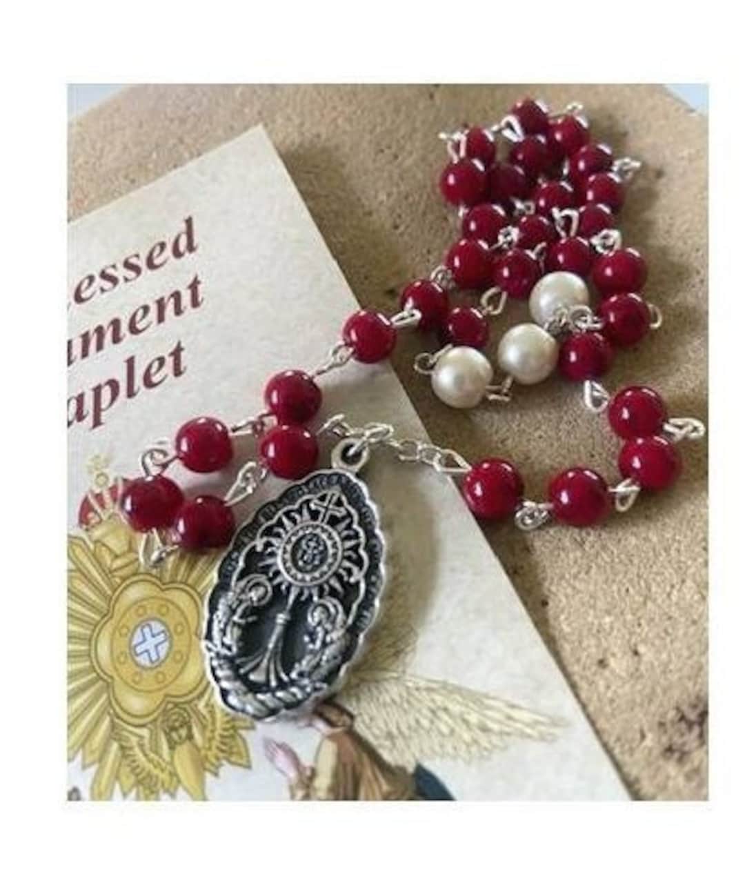 The Blessed Sacrament Chaplet, First Communion Gifts, Communion Prayers ...