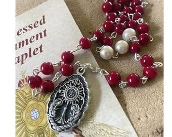 Blessed Sacrament Chaplet - Etsy