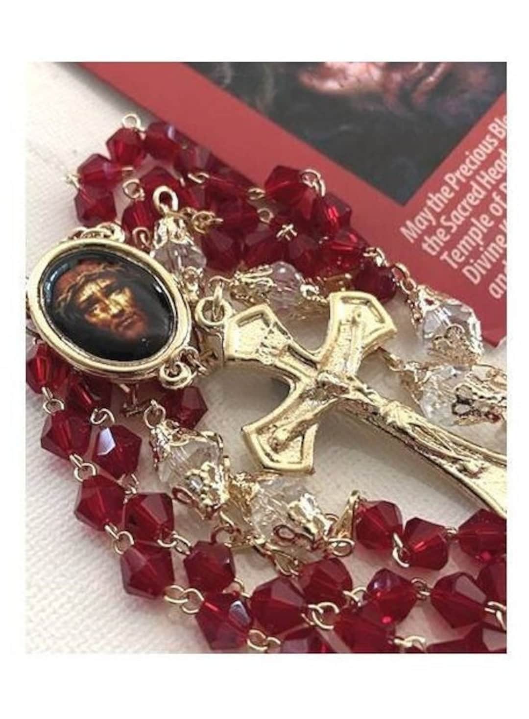 Chaplet of the Precious Blood of Jesus, 12 Beads Chaplets Rosary, Most ...