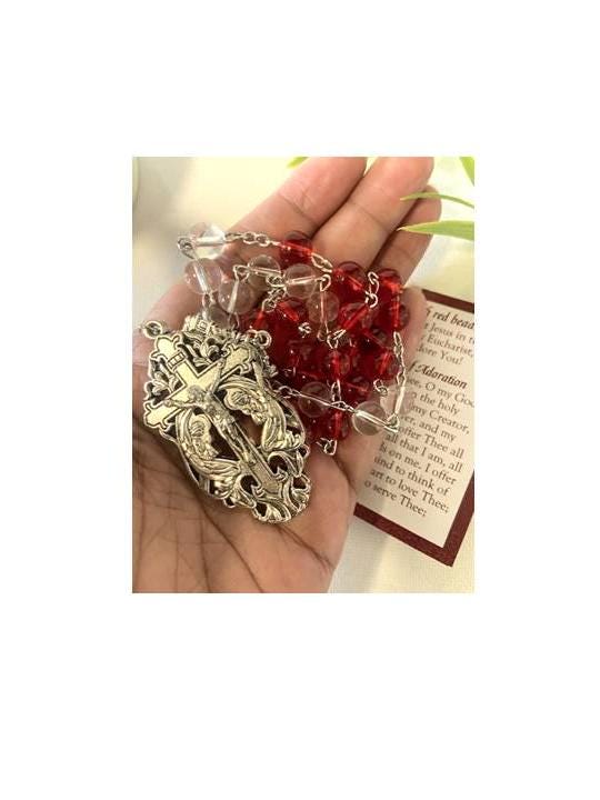 Chaplet of Eucharistic Adoration,how to Pray the Chaplet Card ...
