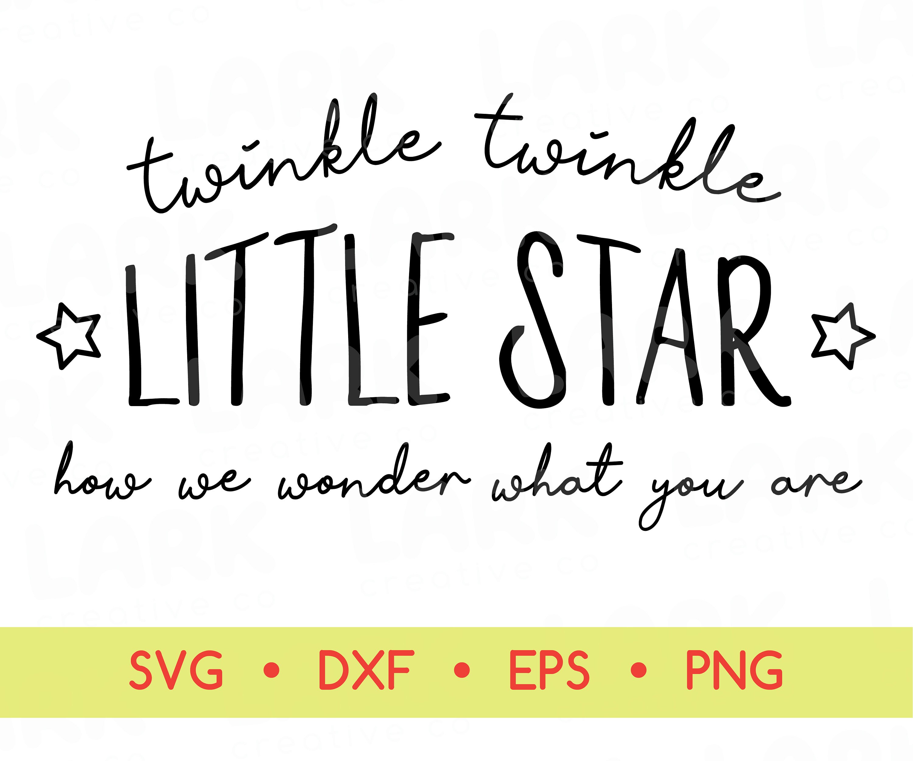 Twinkle Twinkle Little Star SVG Design, Pregnancy Announcement, Gender ...