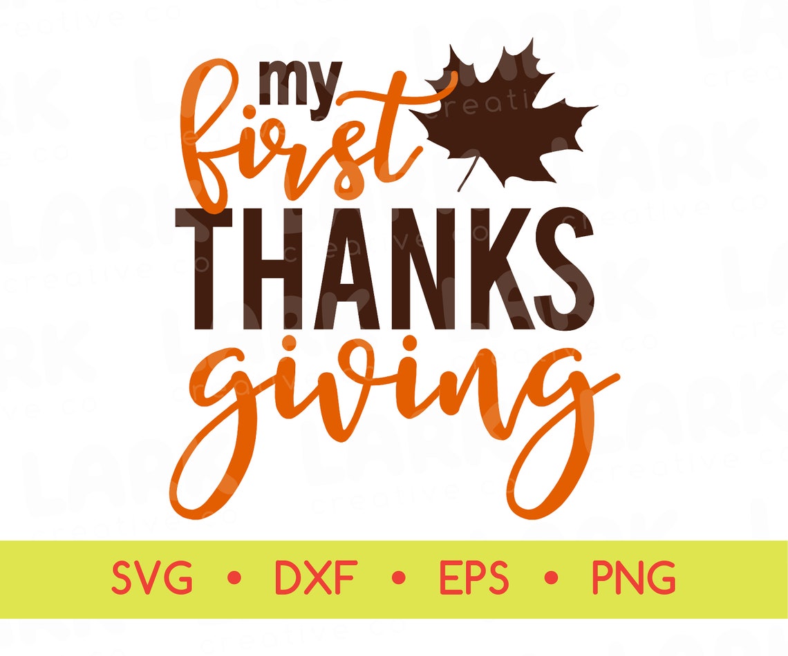 My First Thanksgiving SVG Shirt Design Thanksgiving Outfit - Etsy