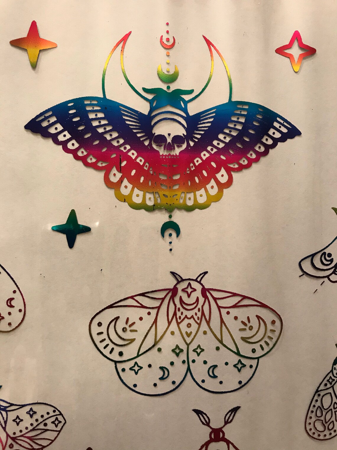 Resin Foil Moth Full Size Transparency Sheet | Etsy