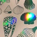 Resin Foil Large Shells Full Size Transparency Sheet - Etsy