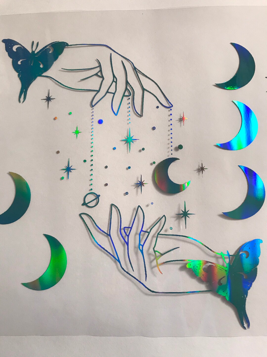 Resin Foil Planets Half Size Transparency Sheet - Etsy