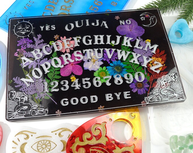 Ouija Planchette Board Resin Mold, Games Talking Boards Silicone ...