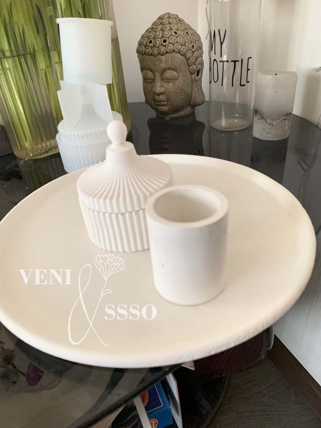 Round Tray Mold Circle Plate Resin Molds Rolling Tray - Etsy