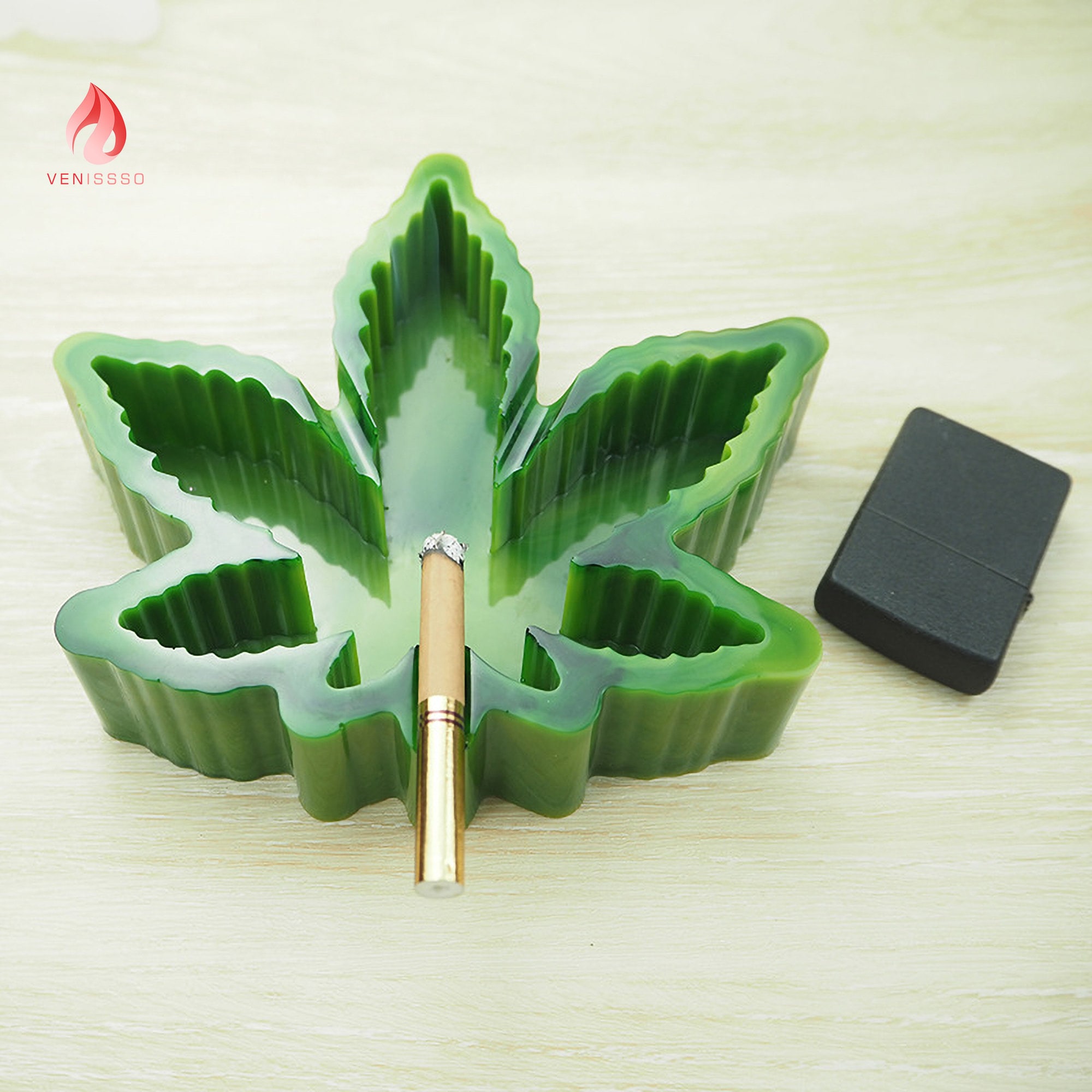Marijuana Leaf Ashtray Resin Mold Weed Leaf Ashtray Silicone - Etsy Ireland