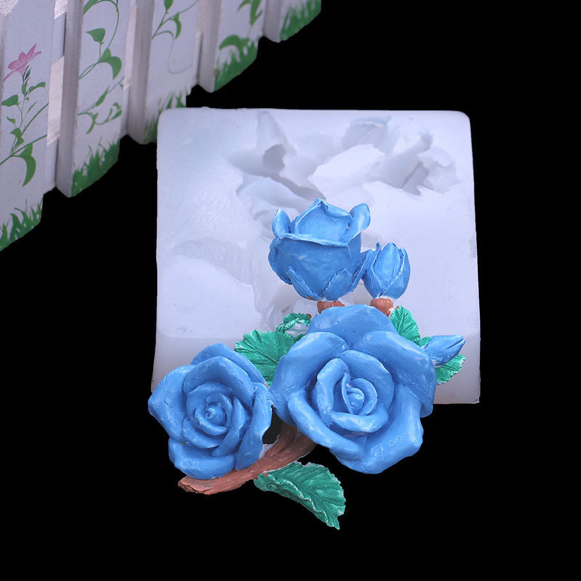 Rose Flower Resin Mold Flower Bud Silicone Molds Fondant - Etsy