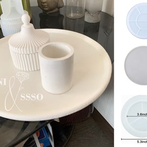 Round Tray Mold Circle Plate Resin Molds Rolling Tray - Etsy