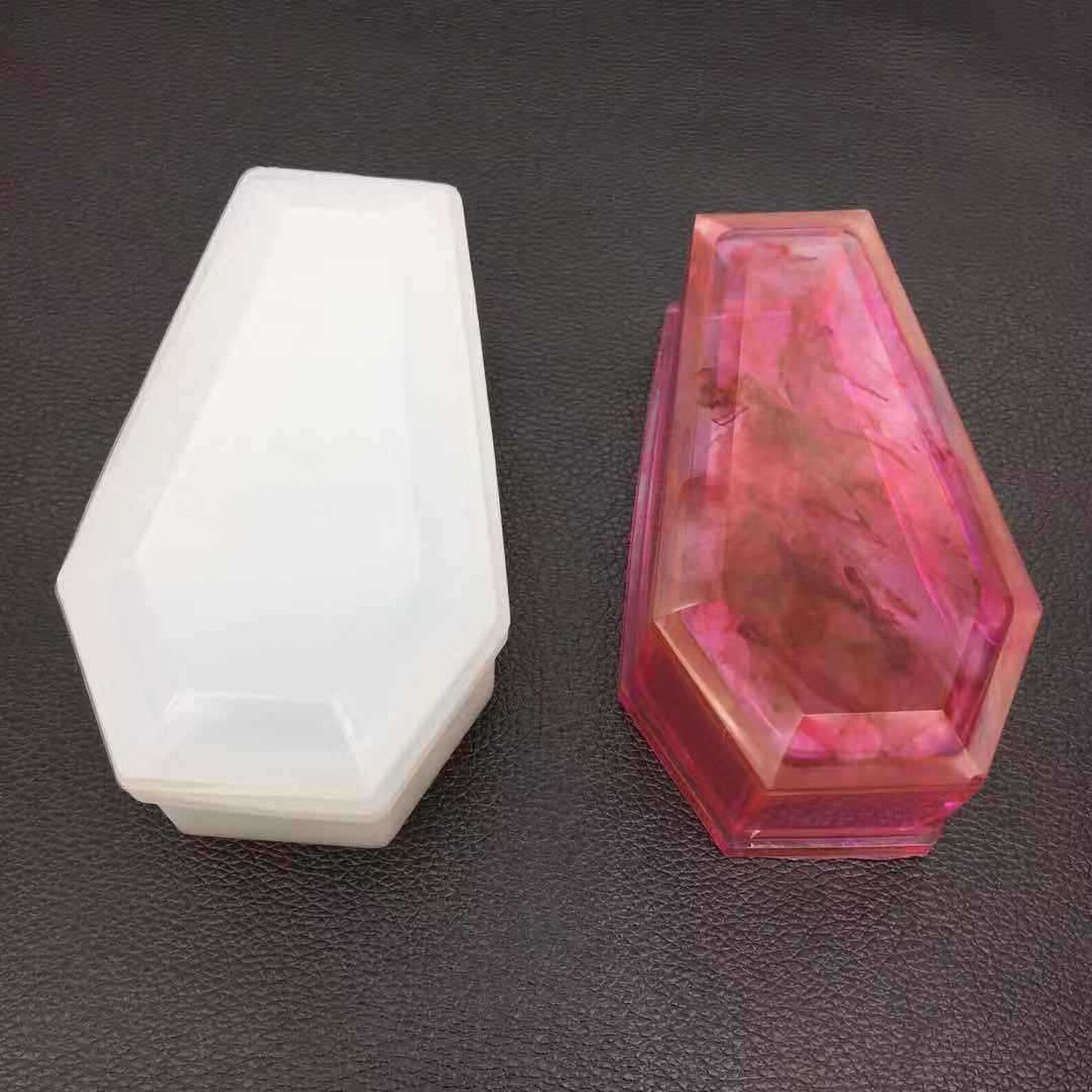 New Coffin Storage Box Mold Crystal Resin Mold Diy Zombie Dark - Etsy