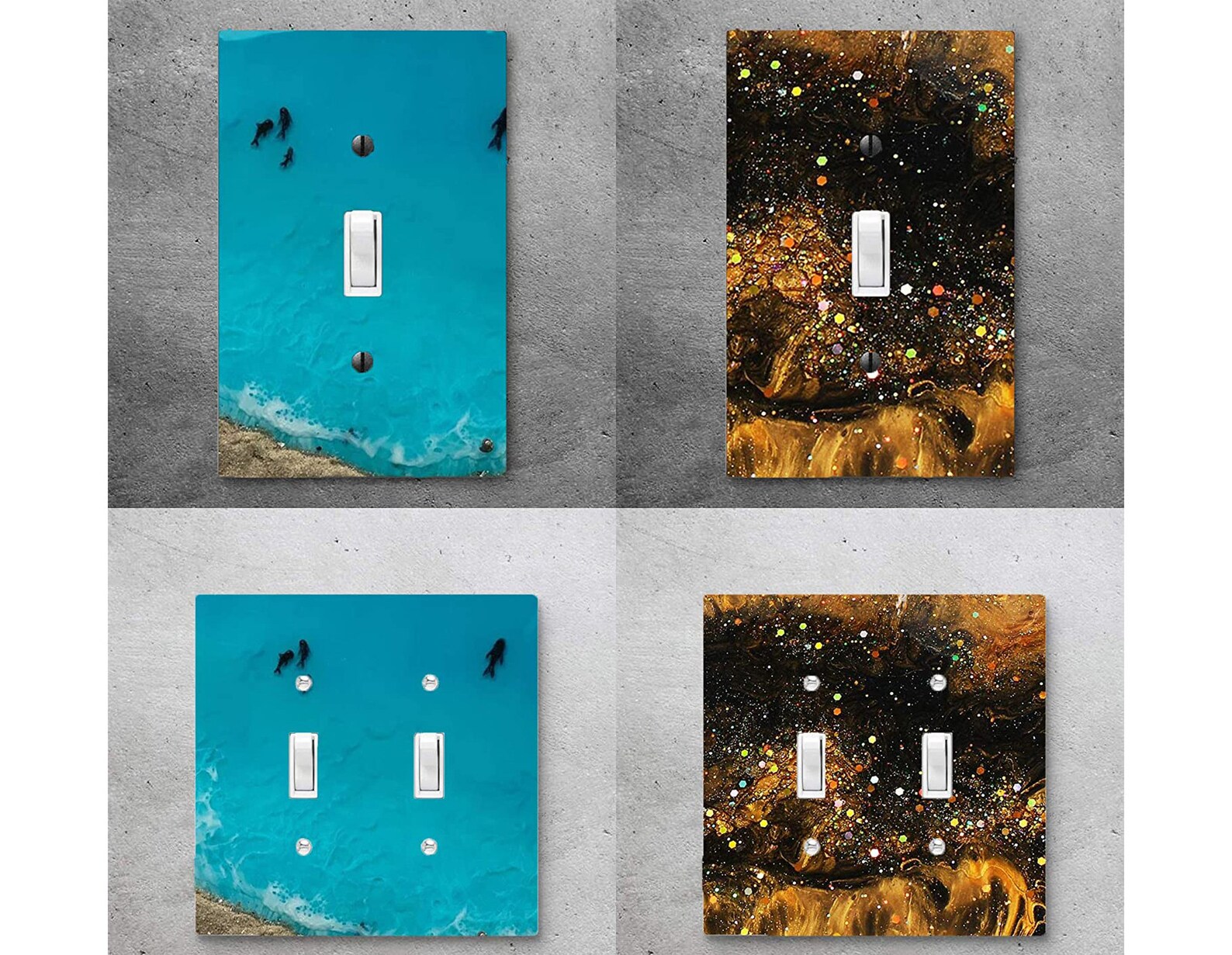 Switch Plate Resin Mold Switch Plate Covers Silicone Mold | Etsy