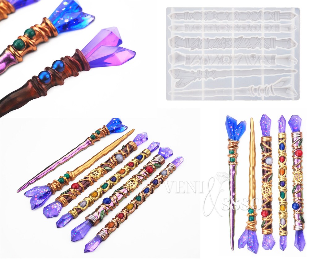 Fairy Wand Resin Molds Magic Wand Silicone Mold Wand Mold - Etsy