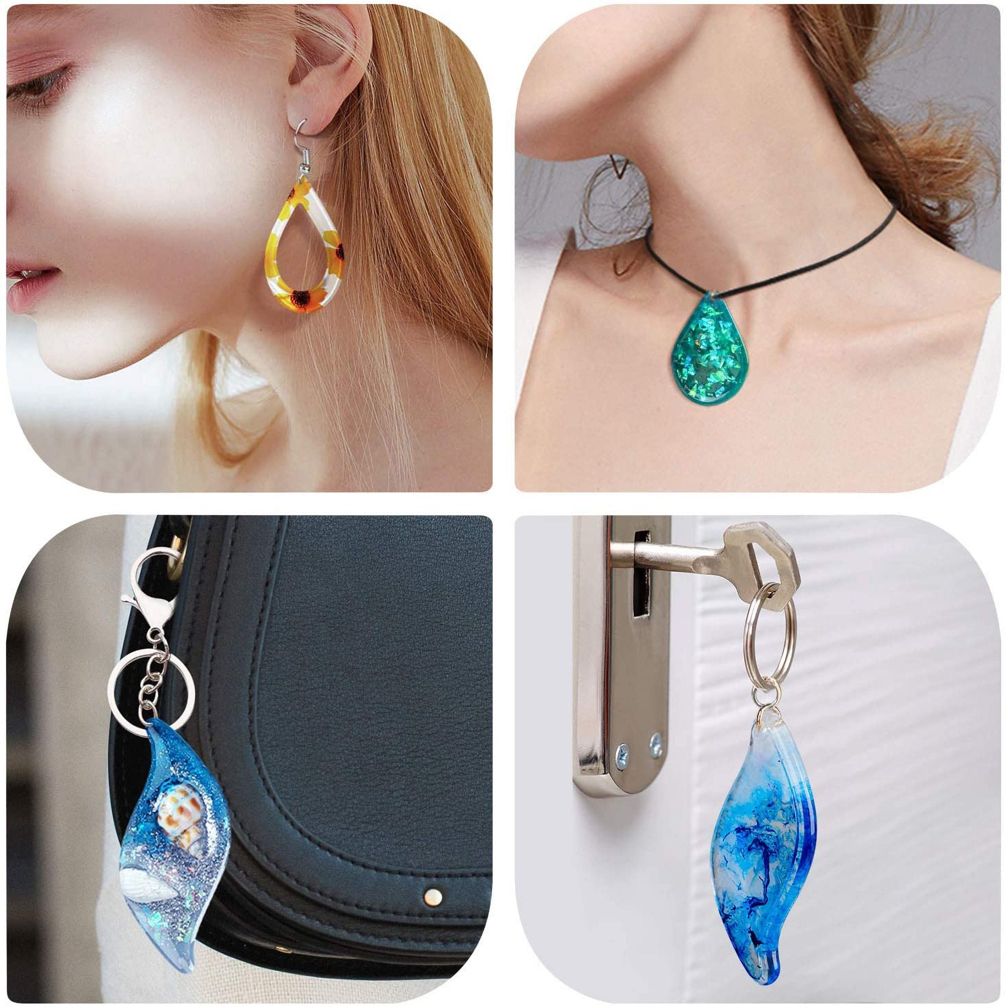 Water Drop Pendant Resin Mold Water Droplets Earrings Molds - Etsy