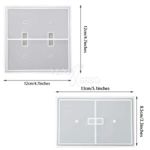 Switch Plate Resin Mold Switch Plate Covers Silicone Mold - Etsy