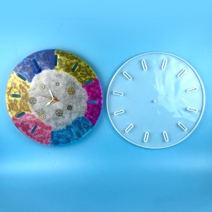 Wall Clock Resin Mold Round Clock Silicone Mold Square Clock - Etsy