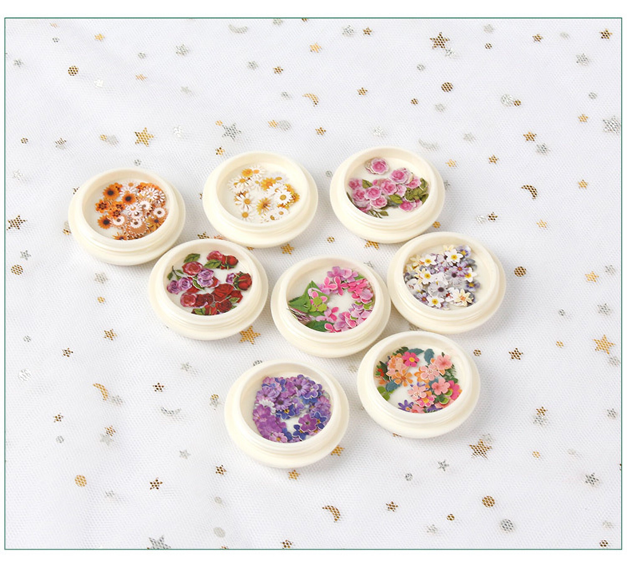 Wood pulp flowers craft filler for resin daisy Imitation | Etsy