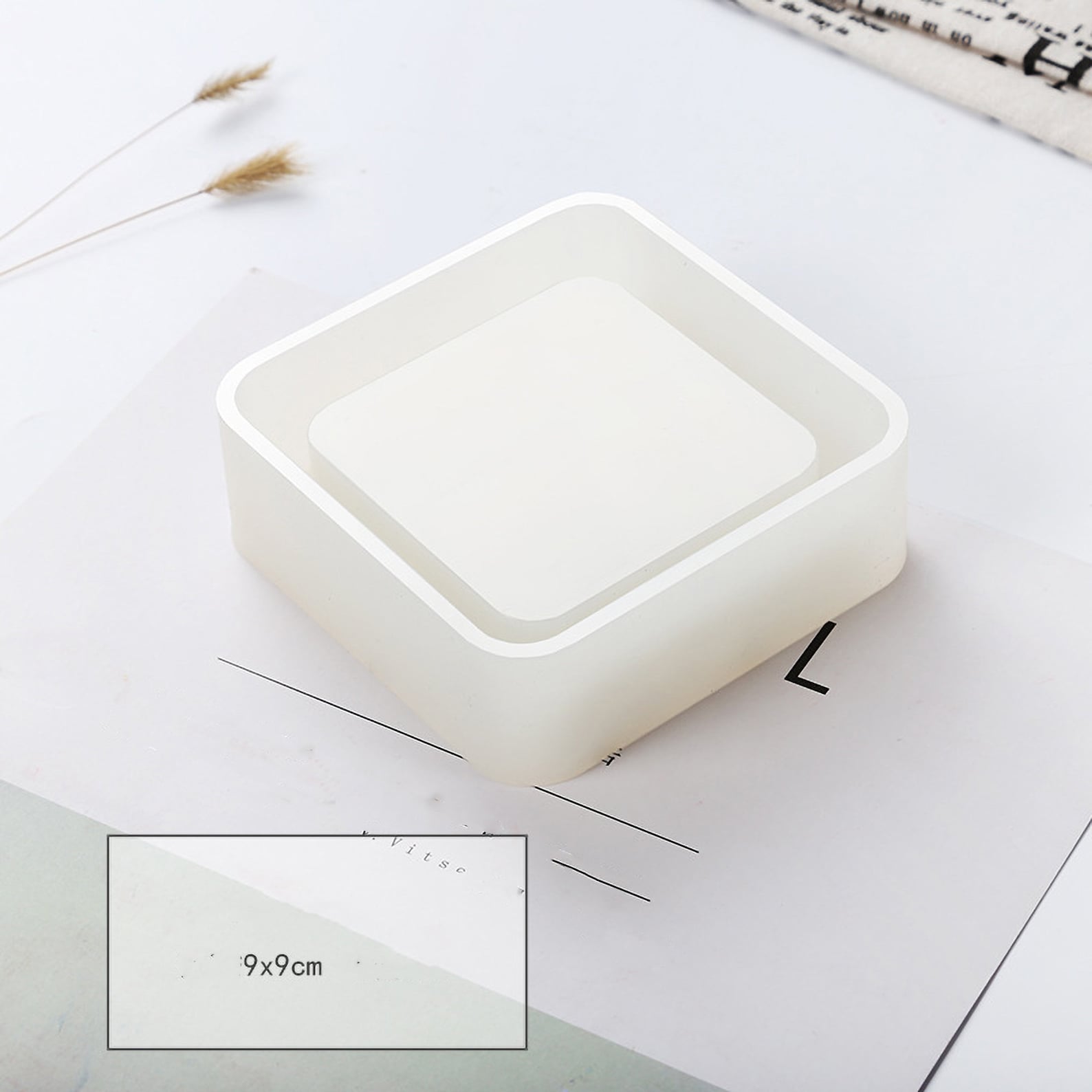 Square Ashtray Resin Molds Round Ashtray Mold for Silicone - Etsy