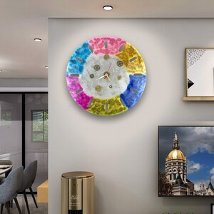 Wall Clock Resin Mold Round Clock Silicone Mold Square Clock - Etsy