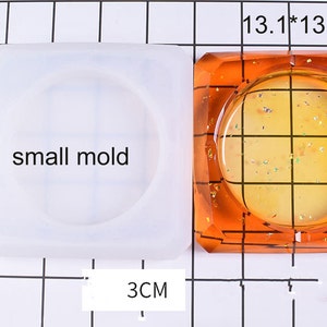 Large Ashtray Resin Mold Vintage Square Ashtray Molds - Etsy